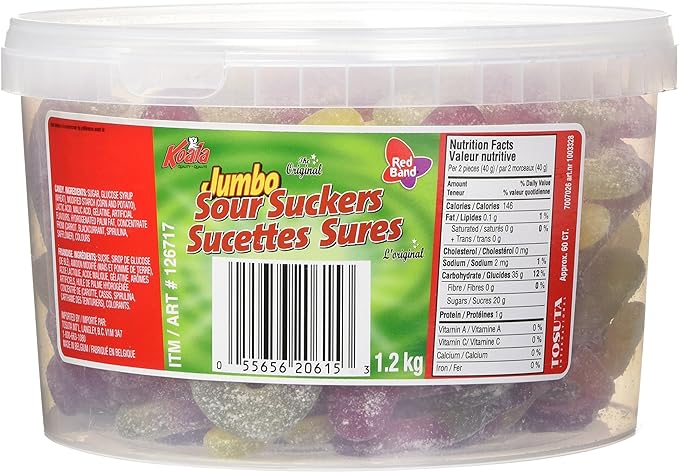 JUMBO SOUR KEYS 1.2 KG TUB ( 60 sour key units per tub)– Brands Buy Central